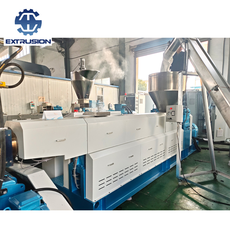 Film Recycling Pelletizer Plastic Recycle Extrusion Machine Two Stage ...