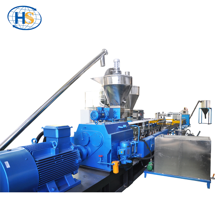 High Production Twin Screw Extruder with Water Cooling Strand ...