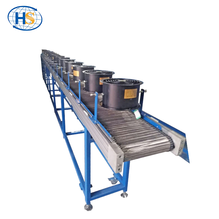 Belt Conveyor with Air-cooling Fan in Plastic Extrusion Line - Buy belt ...