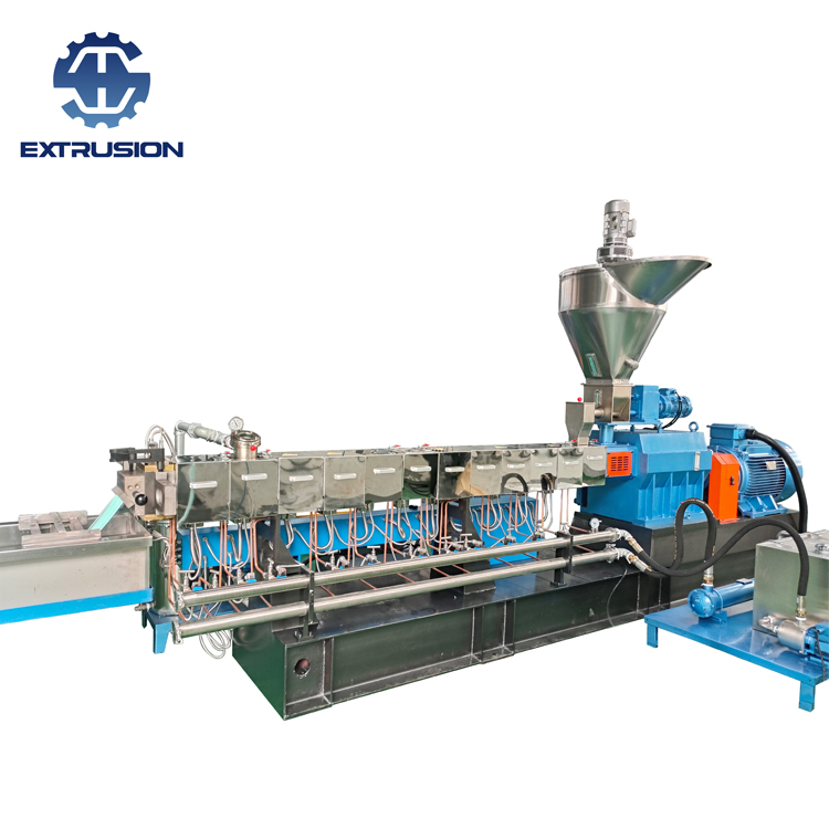 Calcium Carbonate Master Batch Production Twin Screw Extruder - Buy ...